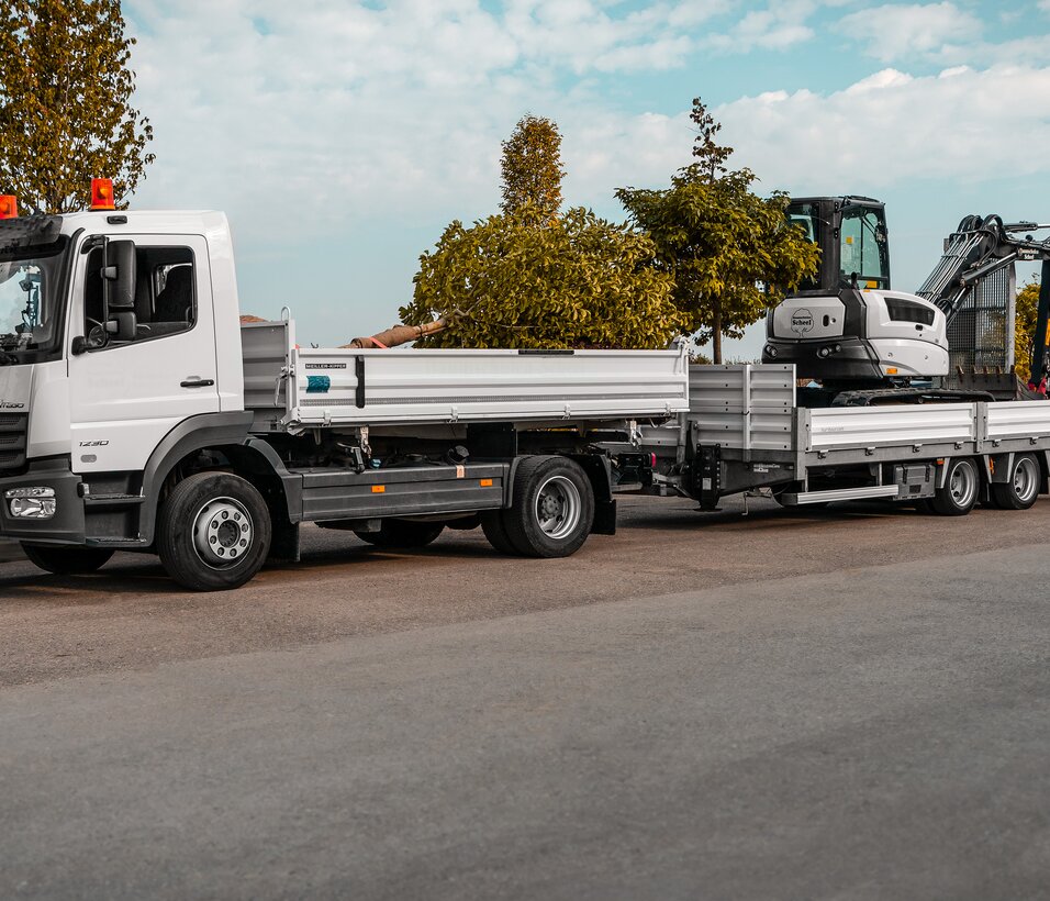 Humbaur | Die Multifunktionsanhänger: Tandem-Baumaschinen-Transporter von Humbaur